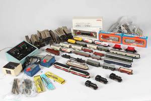 Slutpris för Stor samling märklin tog, vogne