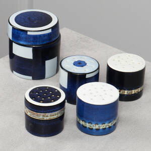 Slutpris för SENAPSBURK, samt SALT-& PEPPARKAR, Aluminia,