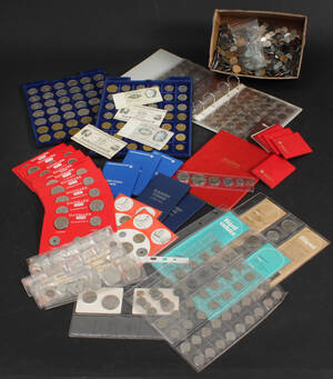 Slutpris för Samling mønter og pengesedler. Danmark