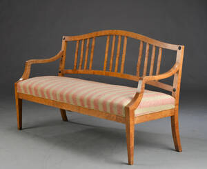 Slutpris för Bænk, Empire form, 1800-tallet