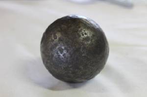 Slutpris för KANONKULA, 12-pundare, 1660-talet.
