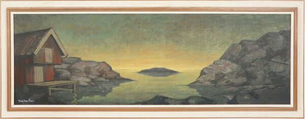 Slutpris för TORBJÖRN FINN. TAVLA, färglitografi 298/360,