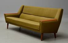 Slutpris för 3-pers sofa med uld, negle