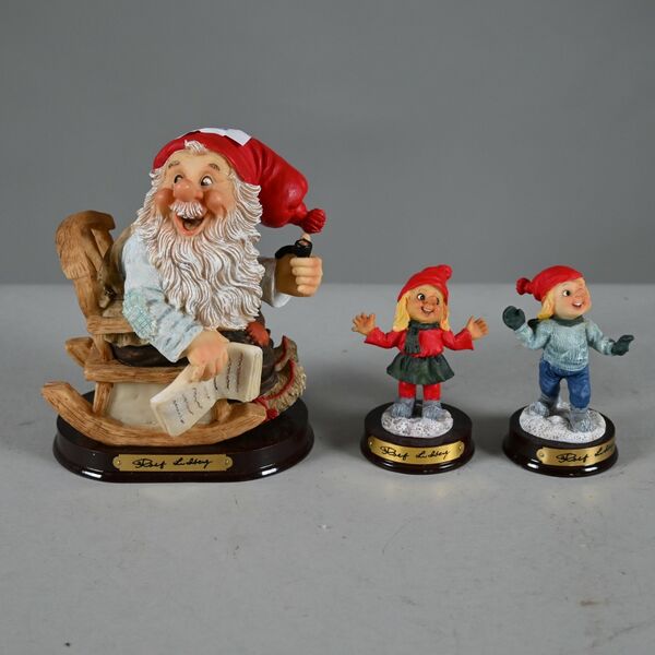 Slutpris för ROLF LIDBERG, skulptur, tomtar