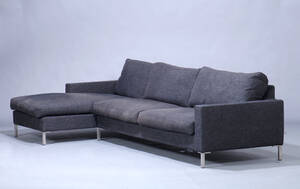 Slutpris för Eilersen. Sofa med chaiselong, model