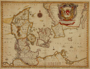 Slutpris för Landkort over Danmark 1600-tallet