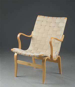 Slutpris för Bruno Mathsson. Stol, model Eva