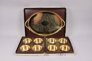 Slutpris för Scandia Guld, guldpläterad bricka mm