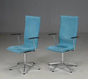 Slutpris för Pelikan Design. Par kontorstole, model