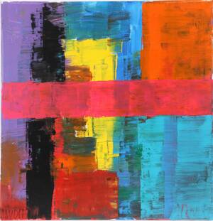 Slutpris för JAN WOLF. Berlin. Olja på