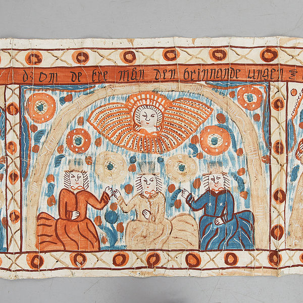 Slutpris för BONAD, allmoge, tryck på papper,