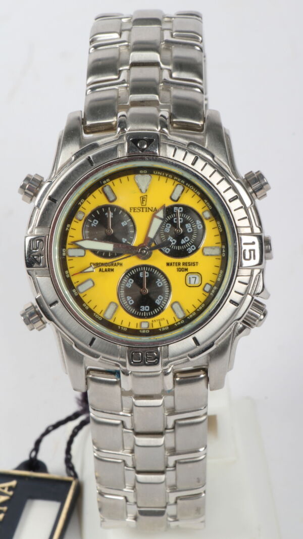 Slutpris för Festina Chronograph model Depose Herrearmbåndsur