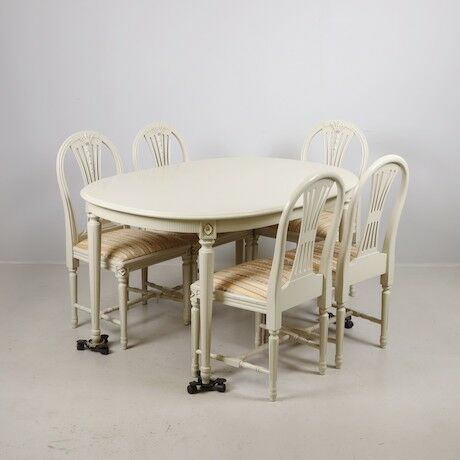 Slutpris för Karmstolar Axet, gustaviansk stil (6)