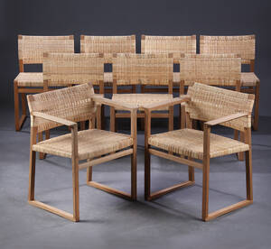 Slutpris för Børge Mogensen. To armstole model