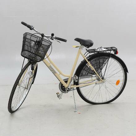 Slutpris för DAMCYKEL REX, City, offwhite, femväxlad.