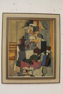 Slutpris för Tavla Picasso reproduktion 50x40 cm