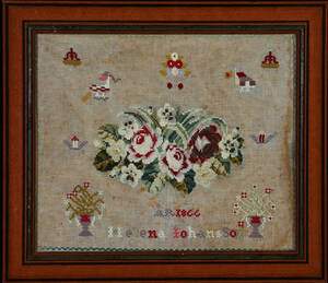 Slutpris för Navneklud samt broderi med bibelsk