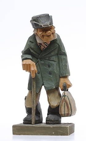 Slutpris för FIGURIN, Gubbe med käpp. skuret