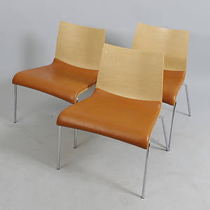 Slutpris för STOLAR, 3 stycken, modern design.