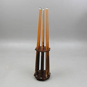 Slutpris för BILJARDKÖER, 8 st, BILJARDKÖSTÄLL, BILJADBOLLAR,