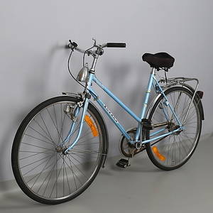 Slutpris för DAMCYKEL, Monark, 3-växlad, 1960/70-tal.