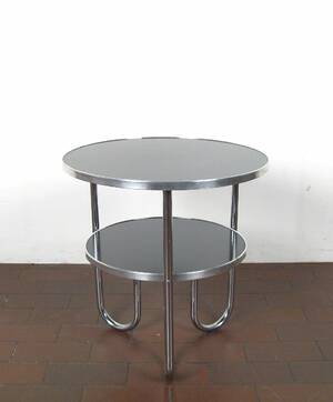 Slutpris för Stahlrohr Schlaufentisch / Coffee Table