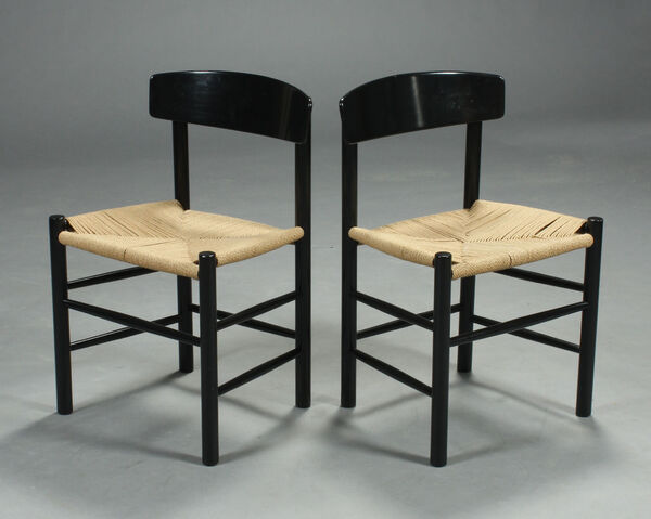 Slutpris för Børge Mogensen 1914-1972. Fire stole,