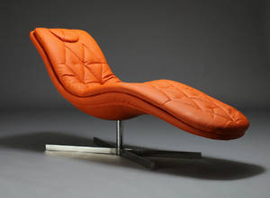 Slutpris för Moderne design hvilestol, model Francesa,