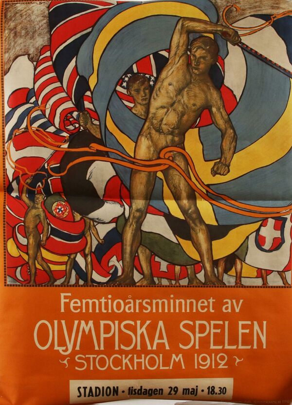 Slutpris för 306863. OLLE HJORTZBERG, efter, affisch,