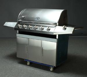 Slutpris för Gasgrill i rustfri stål med