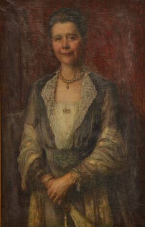 Slutpris för Gustava Emilie Grüner. Portræt af