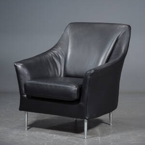 Slutpris för Hjort Knudsen, lænestol med sort