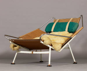 Slutpris för H. J. Wegner. Flaglinestol