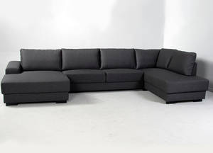 Slutpris för Dansk design. Soffa med schäslong