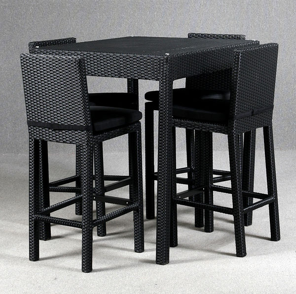 Slutpris för Havemøbler. Barsæt, polyrattan (5)