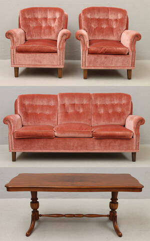 Slutpris för Soffgrupp, 3+1 delar, Stjernmöbler Herrljunga