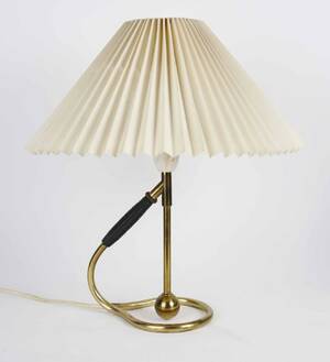 Slutpris för Le Klint: Kiplampe af messing,