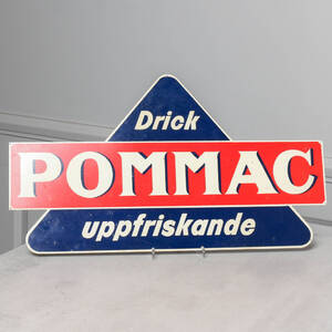 Slutpris för POMMAC, metallskylt
