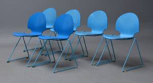 Slutpris för Lawrence Minsker. Seks stabelstole, model