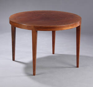 Slutpris för Haslev møbelfabrik. Rundt sofabord af